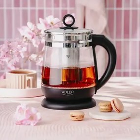 Adler AD 1299 černá / Rychlovarná konvice / 2200W / 1.5 L / sklo