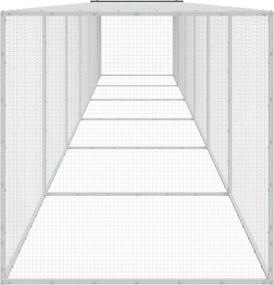 Klec pro kuřata se střechou antracitová 603 x 98 x 90 cm ocel 3189041