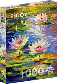 ENJOY Puzzle Lekníny v jezírku / 1000 dílků / od 14 let