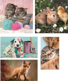Clementoni PUZZLE Zvířecí kamarádi 10v1 / 60 dílků / od 4 let