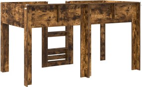 Patrová postel pro děti Kouřový dub 80 x 200 cm 3410487