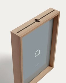 Stojací rámeček v přírodní barvě 22,5x31,5 cm Flavina – Kave Home