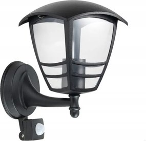 Zahradní lampa E27 s pohybovým senzorem, nástěnné svítidlo Tevio Kg IP54 Kobi