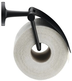 Duravit Starck T - Držák na toaletní papír s krytem, černá matná, 0099404600