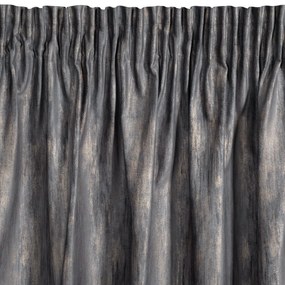 ZATEMŇOVACÍ ZÁVĚS NA PÁSCE ESTEL 140X270 CM GRAFITOVÁ