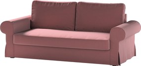Potah na pohovku IKEA Backabro,  3-místná, rozkládací barva fialová látka sametová