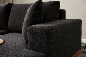 Hanah Home Rohová pohovka LIVA antracitová levá 287 cm 825BLC2815