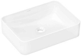 Hansgrohe Xuniva Q - Umyvadlo na desku, 55x40 cm, bez přepadu, bílá 60168450