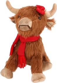 Vánoční dekorativní figurka jaka 31 cm
