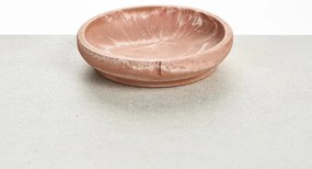 PINO PETS Miska pro kočky PINO (různá velikost) | mramorované provedení | průměr 8cm a výška 4cm | Whisker Friendly různá barva Marble Barva: Salmon Terra (mramorovaný vzor)