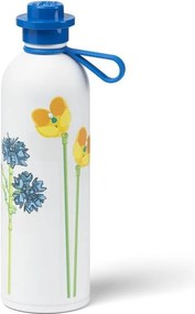 Bílá/modrá dětská termoska 560 ml Meadow Flowers – LEGO®