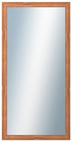 DANTIK - Zarámované zrcadlo - rozměr s rámem cca 50x100 cm z lišty LYON hnědá (2750)