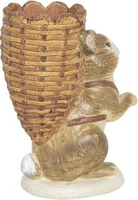 Velikonoční svícen v designu králíka s nůší - 11*7*14 cm