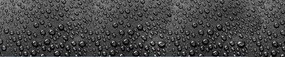 Kuchyňský panel ABS plast Drops on black 3000x600mm 1,5mm