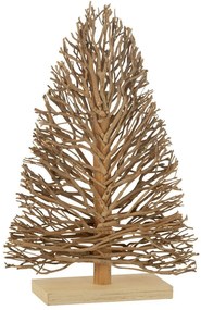 Přírodní dřevěný stromek na noze Teatree Wood - 45*15*70 cm