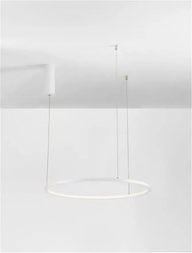 Nova Luce Závěsné LED svítidlo TARQUIN, 36W 3000K stmívatelné Barva: Bílá