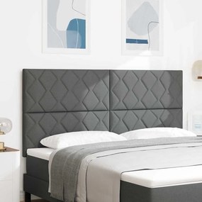 Čelo postele Tmavě šedá 180 cm textil 3337939
