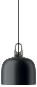 Lodes 16921 2800 Jim Bell cluster, černé svítidlo s šedým hákem, 1x25W LED E27, prům. 28cm