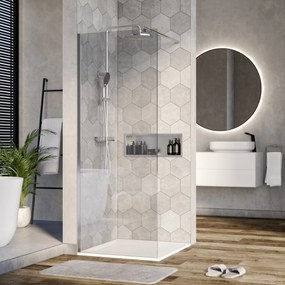 Sprchová zástěna Walk-In EX101 - 10 mm nano čiré sklo - různé šířky