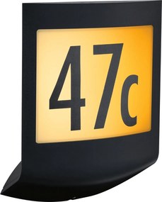 P 94509 LED venkovní nástěnné svítidlo Smart Home Zigbee Padea soumrakový senzor neláká hmyz IP44 198x71mm CCT 8,2W 230V antracit umělá hmota - PAULMANN