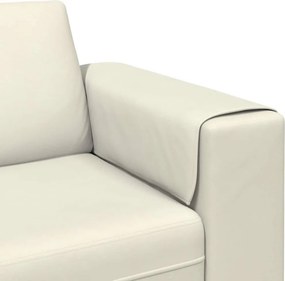 Pohovka do obývacího pokoje Krémová 250 x 77 x 76 cm 3335098