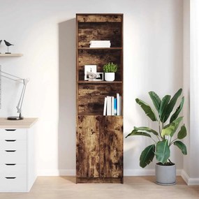 Vysoká deska kouřový dub 50x35x180 cm Dřevěné konstrukce 3328466