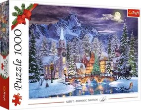 TREFL Puzzle Vánoční atmosféra / 1000 dílků / 68,3 x 48 cm / Děti a do