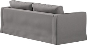 Potah na pohovku IKEA  Karlstad 3-místná, nerozkládací, dlouhý barva šedá látka pletený vzor