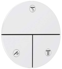 Hansgrohe ShowerSelect Comfort - Ventil pod omítku, pro 3 spotřebiče, matná bílá 15558700