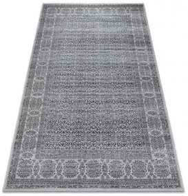 koberec NOBIS 84302 stříbro/antracit vzor rámu velikost 185x275 cm | krásné koberce cz