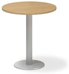 Jednací stůl ProOffice, průměr 70 cm, buk