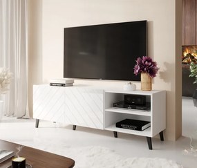 TV stolek ABETO 150 cm bílý