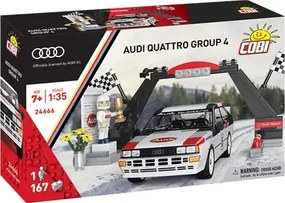 COBI 24666 Audi Quattro Group 4 / Stavebnice / 1:35 / 167 dílů / od 7