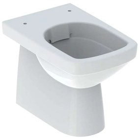 Geberit Selnova Square - Stojící WC, zadní/spodní odpad, Rimfree, bílá 501.564.01.7