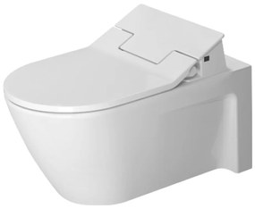 Duravit Starck 2 - závěsné WC 37,5 x 62 cm, pro Sensowash sedátka, bílé 2533590000