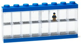 Modrá sběratelská skříňka na 16 minifigurek LEGO®