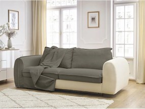 Taupe pohovka na každodenní spaní/rozkládací 236 cm Archimede – Bobochic Paris