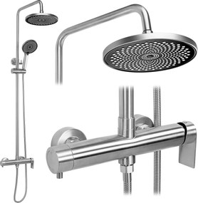 Rea Hunter, sprchový set, broušená ocel, REA-P8928
