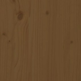 Příborník medově hnědý 100 x 40 x 75 cm masivní borové dřevo - Default Title