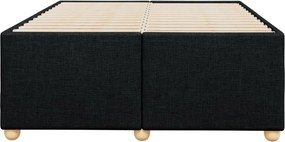 Rám postele bez matrace černý 120 x 200 cm textil 3284724