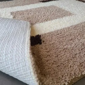 SPIRELLA Koupelnová předložka ANELA hnědá / 60 x 90 cm / polyester / p
