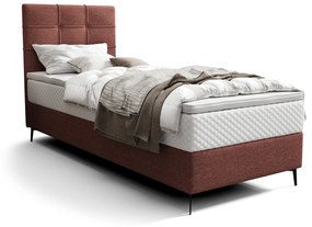 Jednolůžková postel 80 cm Infernus Bonell (terakota) (s roštem, bez úl. prostoru). 1082254