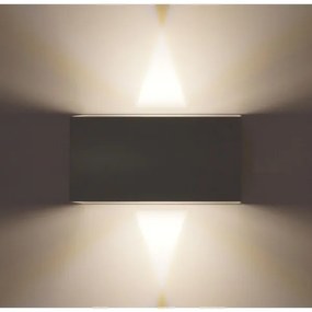 LED Venkovní nástěnné svítidlo LED/12W/230V IP54 bílá