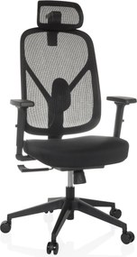 XXXLutz OTOČNÁ ŽIDLE, plochá tkanina, černá MID.YOU - Online Only kancelářské židle - 001918056201