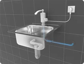 Fala Dřezová baterie s elektrickým ohřívačem vody 20 cm / Dřezová bate
