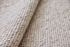 Diamond Carpets India, Ručně vázaný kusový koberec Salt DE 4061, 140x200, bílá, ložnice