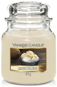 Yankee Candle - vonná svíčka Coconut Rice Cream (Krém s kokosovou rýží) 411g