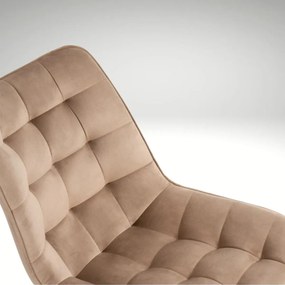 Vikio Jídelní set pro 4 osoby 160x90 cm dub noha X béžová židle VJS236-4BE-S