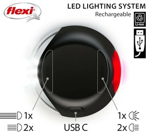 flexi LED Lighting System-svítilna černá