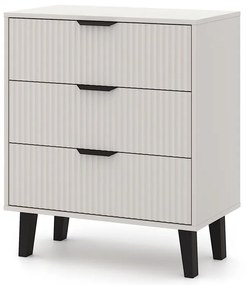 Komoda SCANDI 3S SLIM kašmír